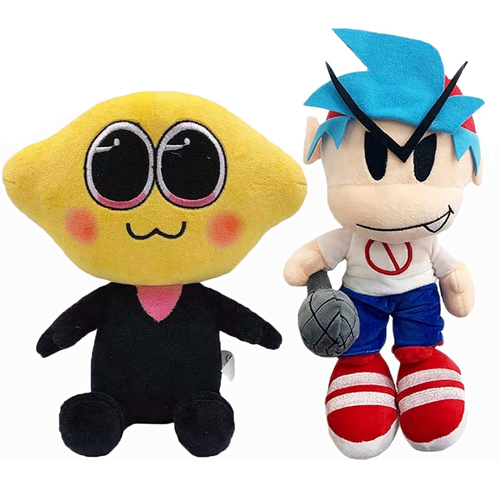 Buy Friday Night Funkin Plushies Set, Skid and Pump Plush, Lemon Demon ...