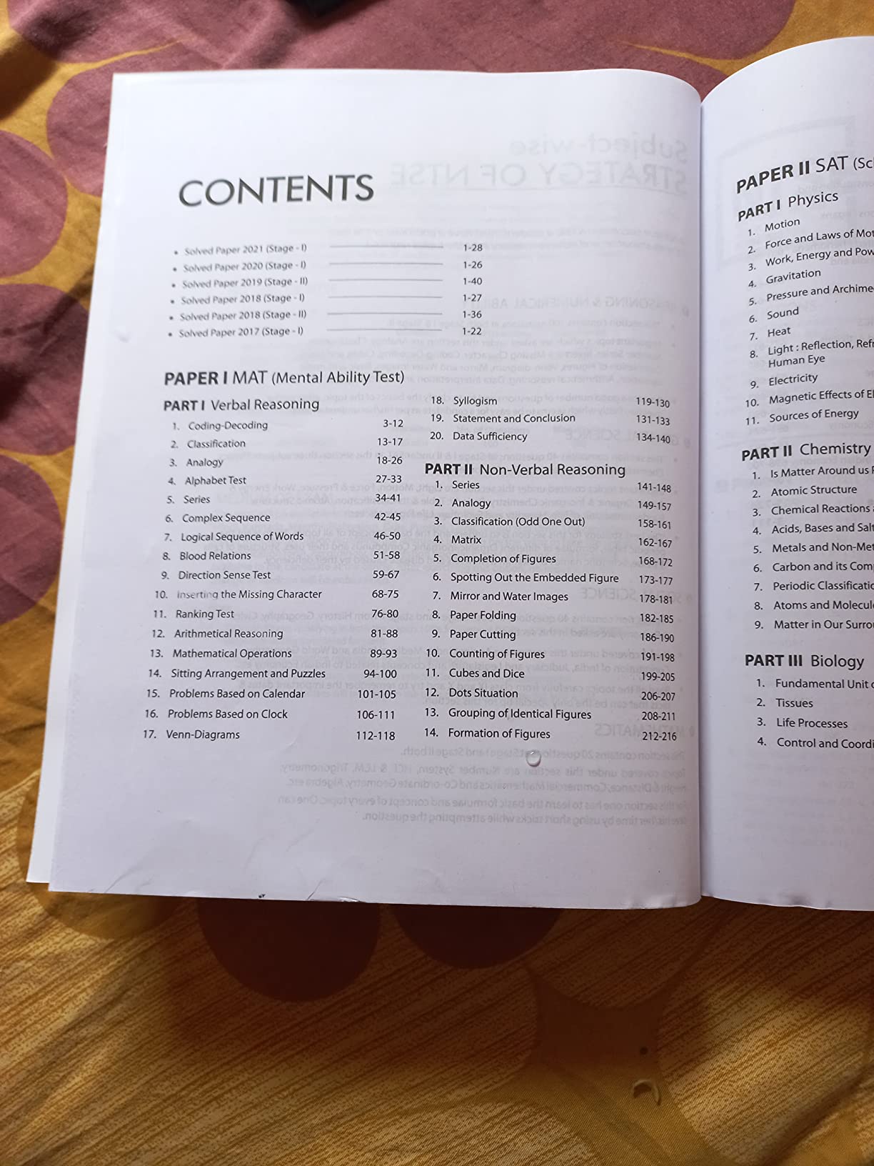 Buy Study Guide NTSE (MAT + SAT) for Class 10 2021-22 Book Online at ...