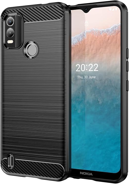 Folmecket Nokia C21 Plus Phone Case, Shock-Absorption Flexible TPU ...
