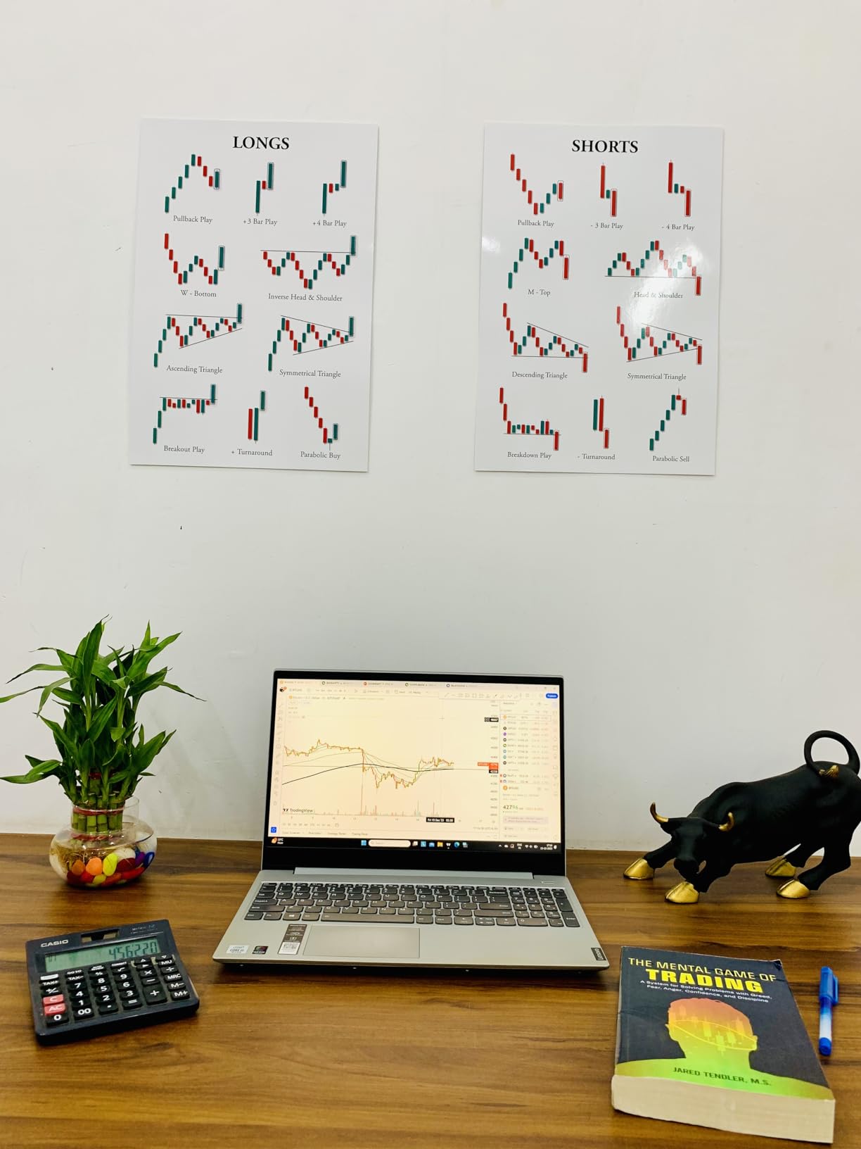TRADEKA Stock Market Chart Patterns Poster, Longs & Shorts Trading ...