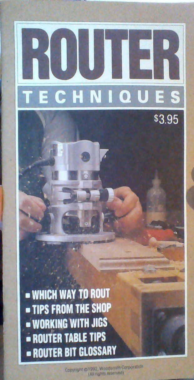 Router Techniques: Woodsmith Corporation: Amazon.com: Books