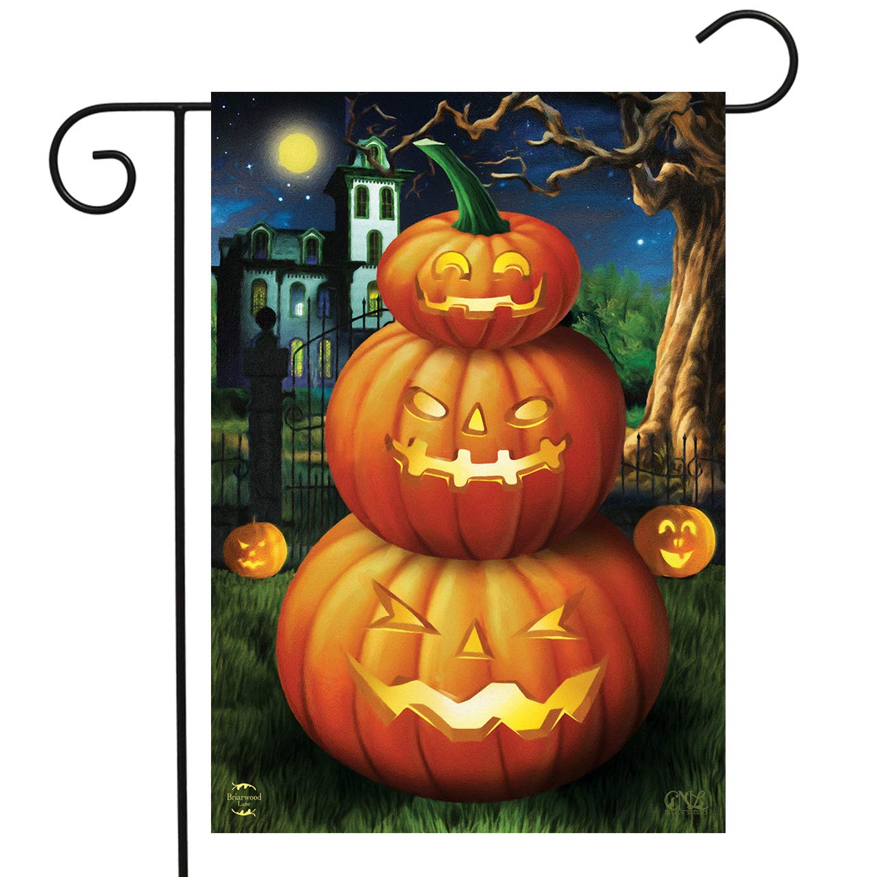 Amazon.com : Briarwood Lane Halloween Decorations - Garden Flags - Fall ...