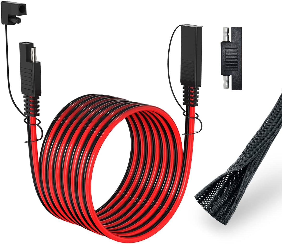 Amazon.com: ELFCULB SAE Extension Cable 14AWG SAE to SAE Quick ...