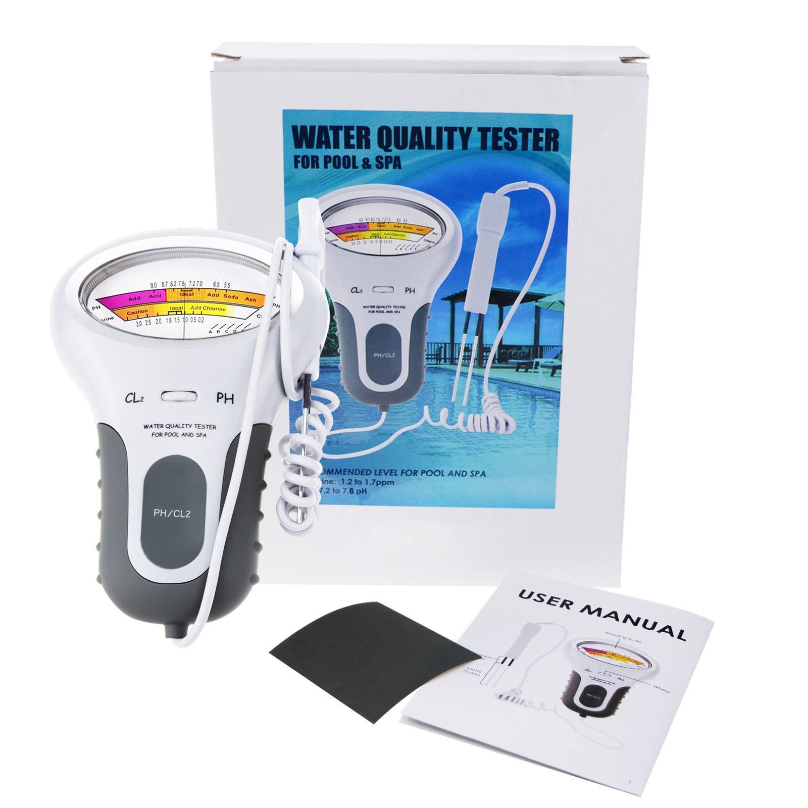 Snapklik.com : Portable Water Quality Analysis Chlorine & PH Meter ...