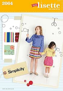 Amazon.com: Simplicity Little Lisette Pattern 2064 Girls Skirt and ...