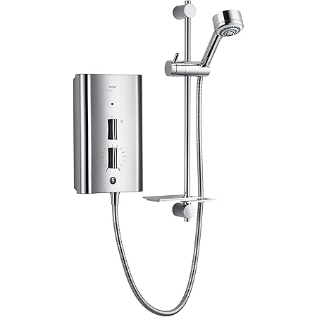 Mira Showers 1.1634.156 MIRA AZORA Dual 9.8 KW Electric Shower, Frosted ...