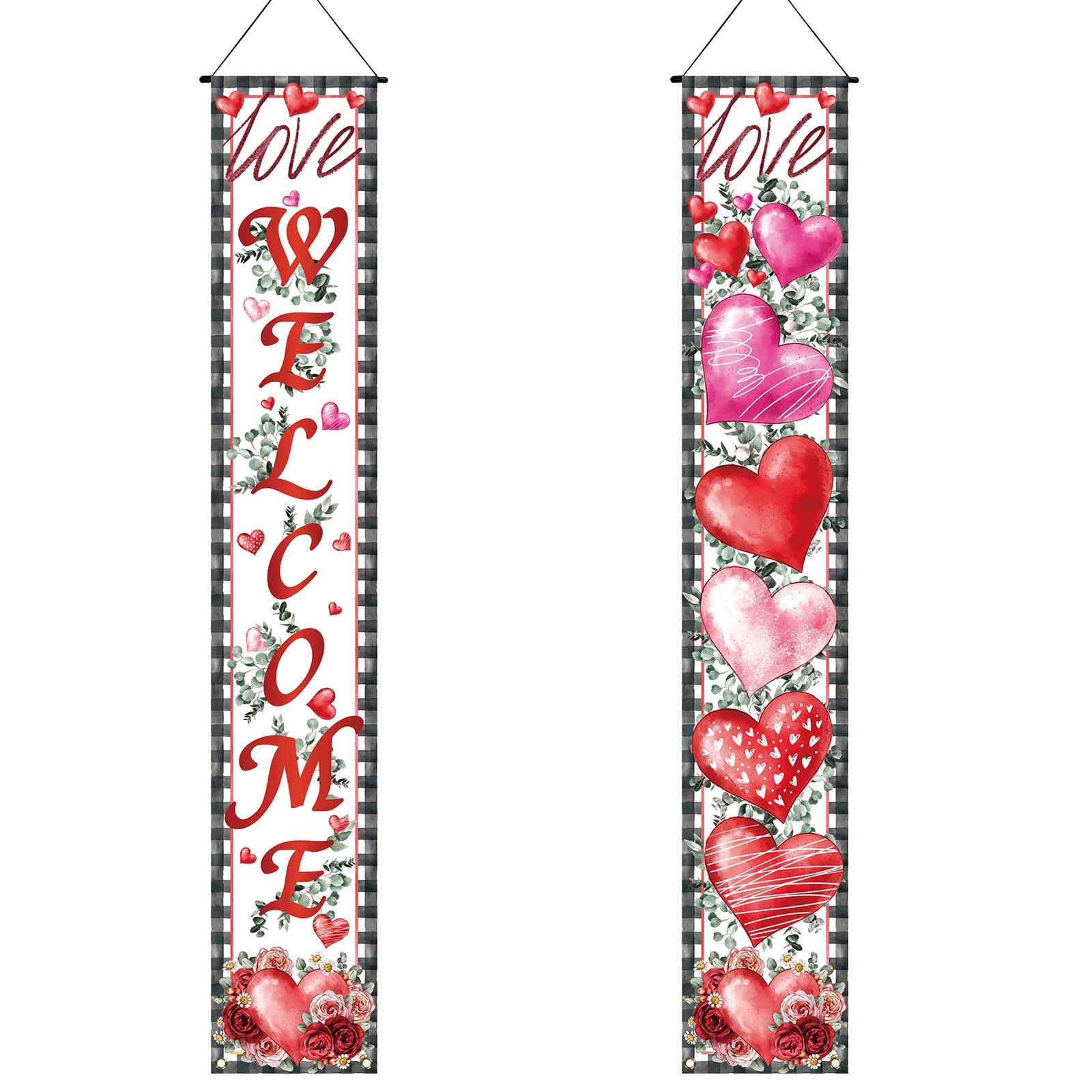 Snapklik.com : Watercolor Eucalyptus Heart Happy Valentines Day ...