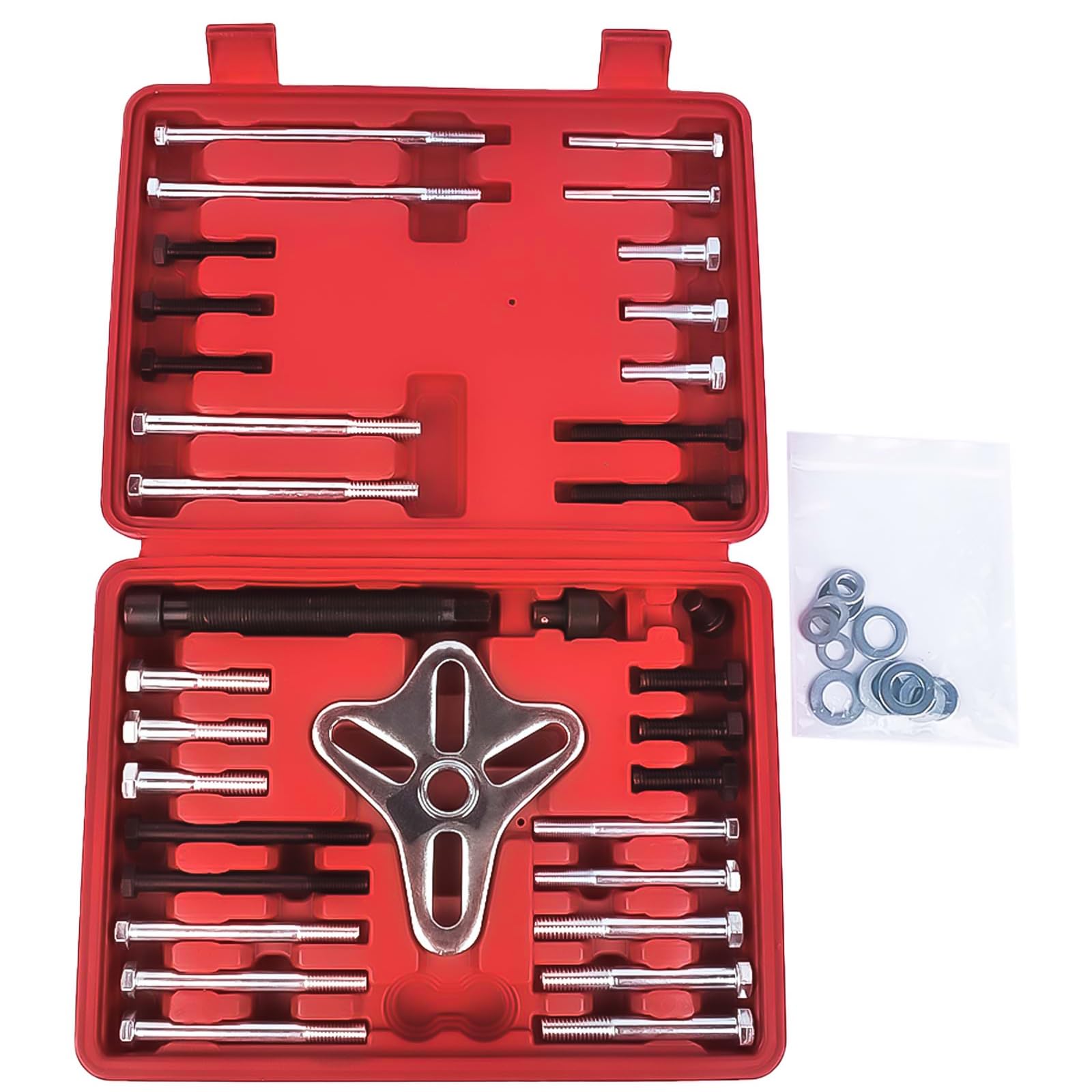 Snapklik.com : 46pcs Harmonic Balancer Puller Set, Steering Wheel ...