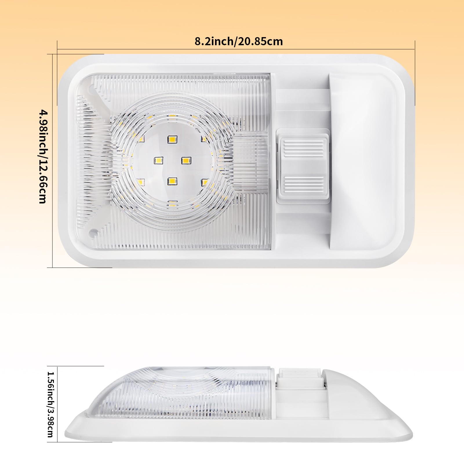 Snapklik.com : BlueFire 300LM Bright LED RV Light Interior, 12V 35W ...