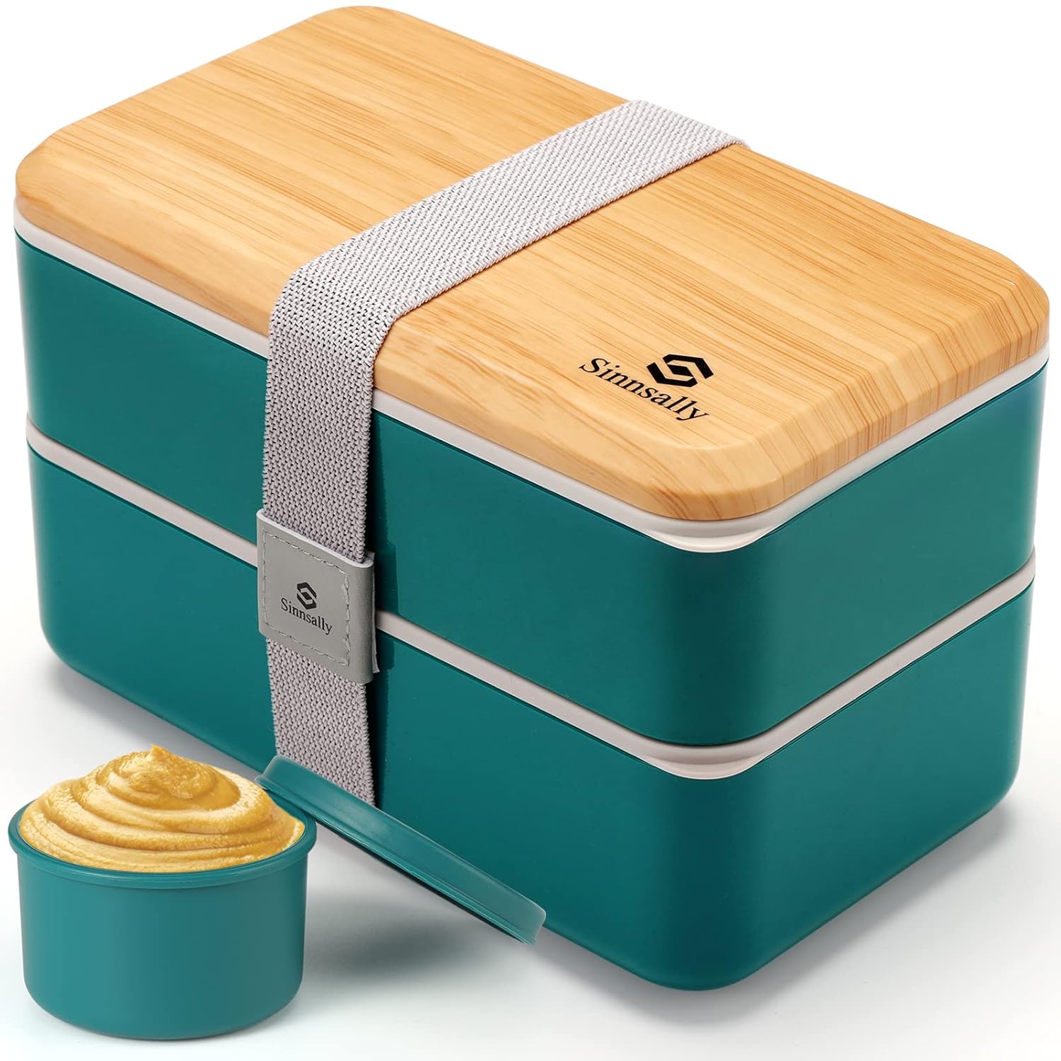 Buy Sinnsally Bento Box Adult Lunch Box,Stackable Japanese Bento Lunch ...