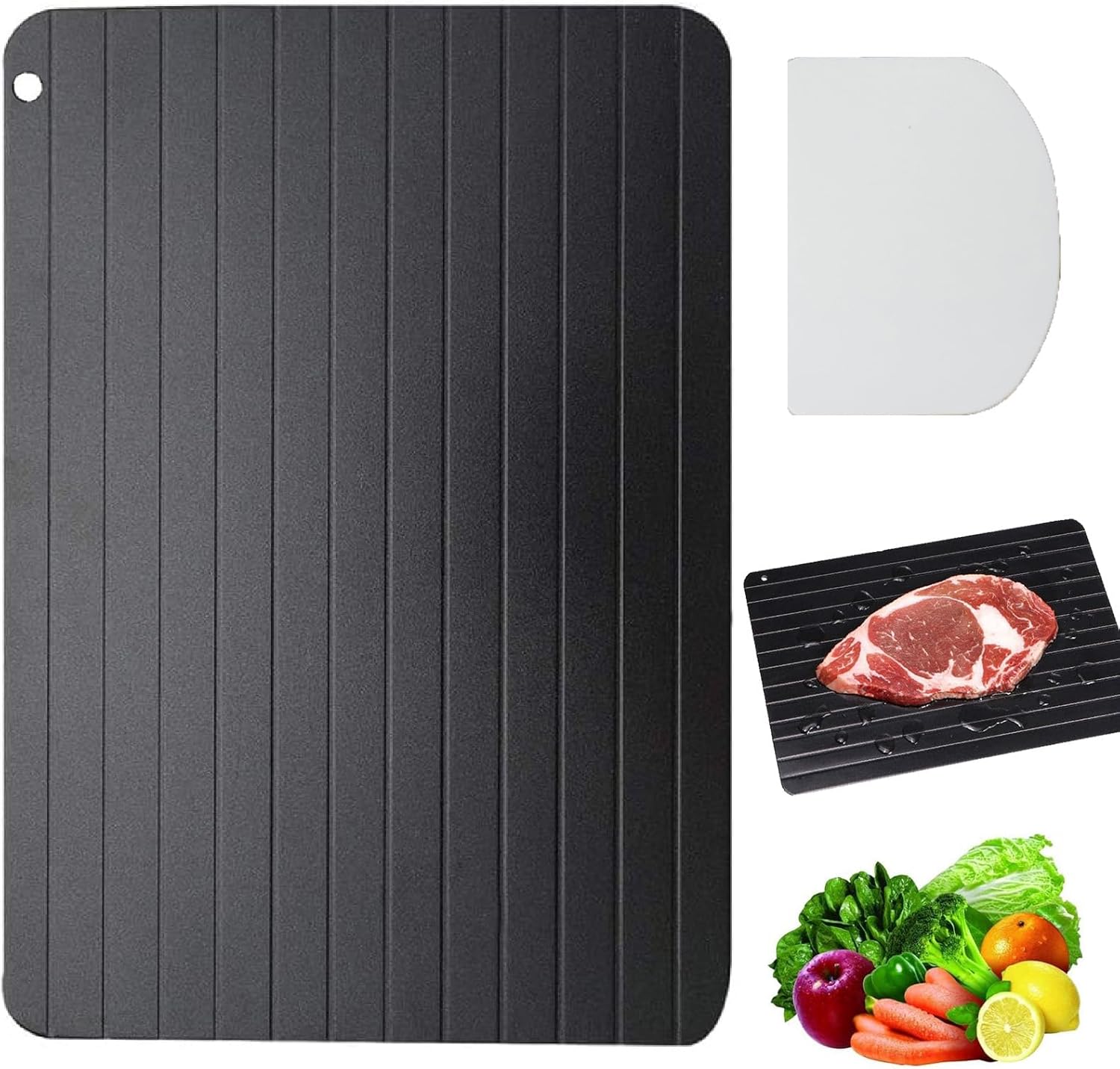 Fast Defrosting Board for Fish, Meat and Poultry - No Chemicals, comes ...