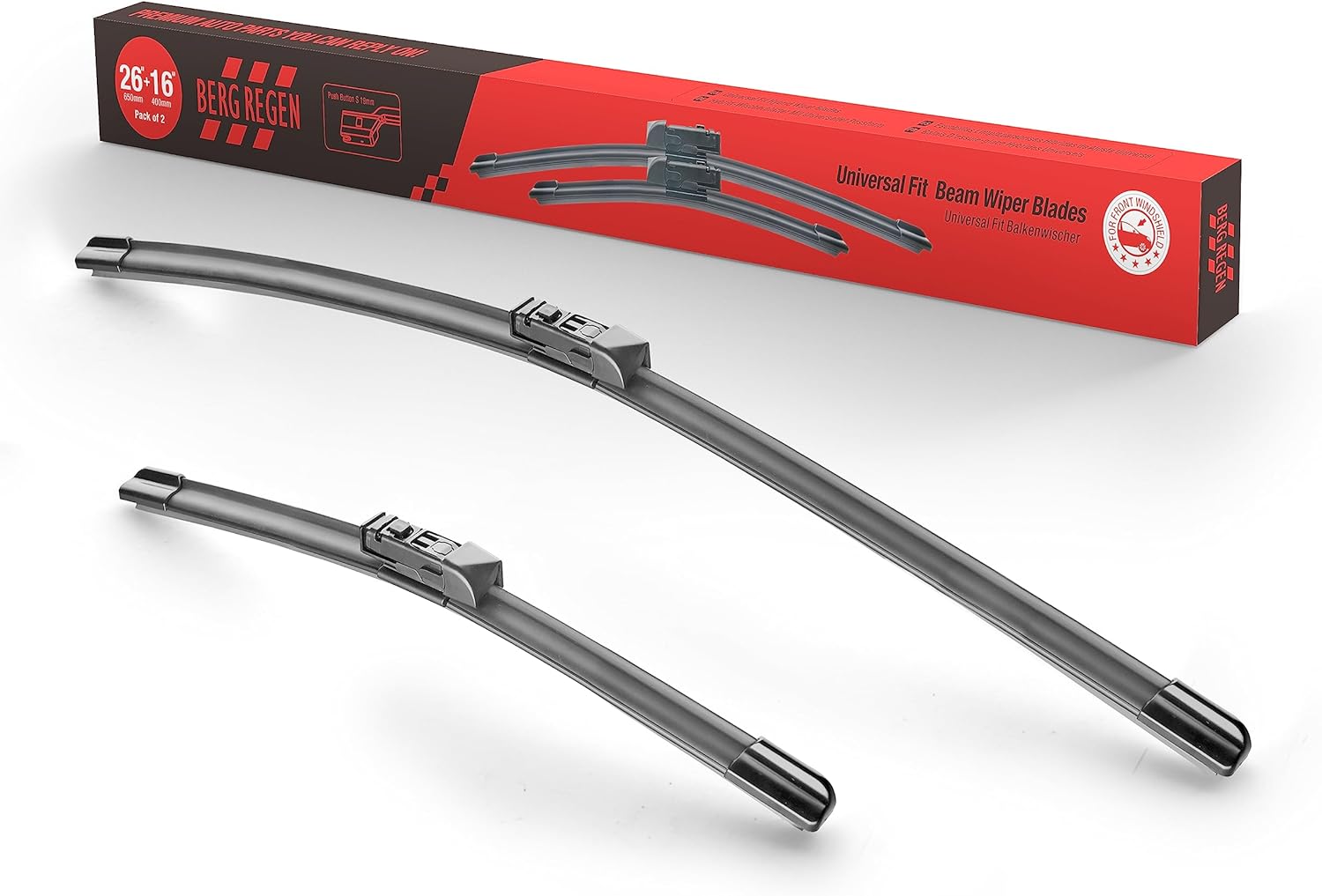 Amazon.com: 26"+16" Windshield Wiper Blade Set Replacement for 2021-2018 Toyota CHR C-HR/2021 ...