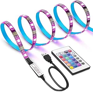 LED Strip Light, 3M RGB with Remote Control for Led Lights Multi Color ...