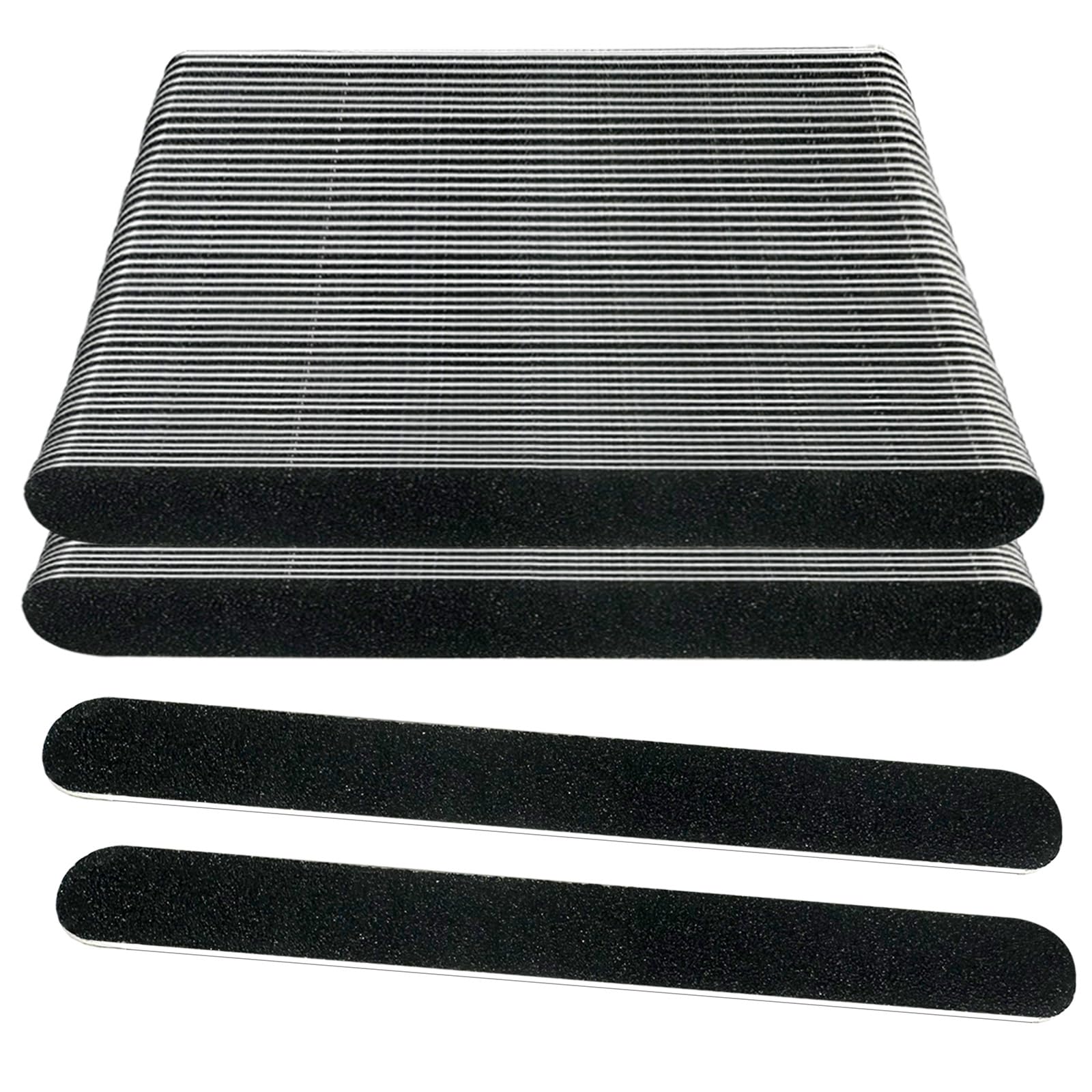 Amazon.com : Emery Board Nail Files (100 Pack), 100/180 Grit Wooden ...