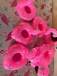 Amazon.com: 100 Pcs Inflatable Drink Holders Flamingo Drink Floats Mini ...
