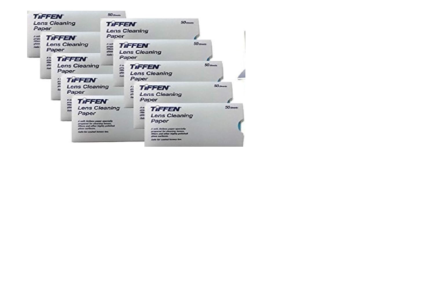 Tiffen Lens Cleaning Paper - 500 Sheets (10 Packets of 50 Sheets each ...