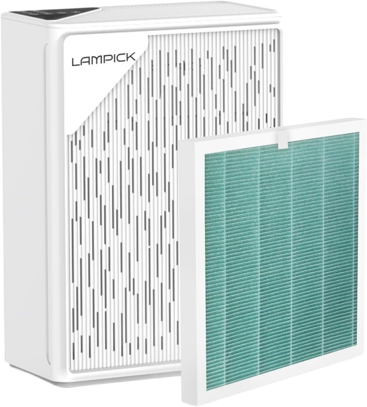 Amazon.com: LAMPICK Air Purifiers for Home Large Room Up to 1736 sqft ...