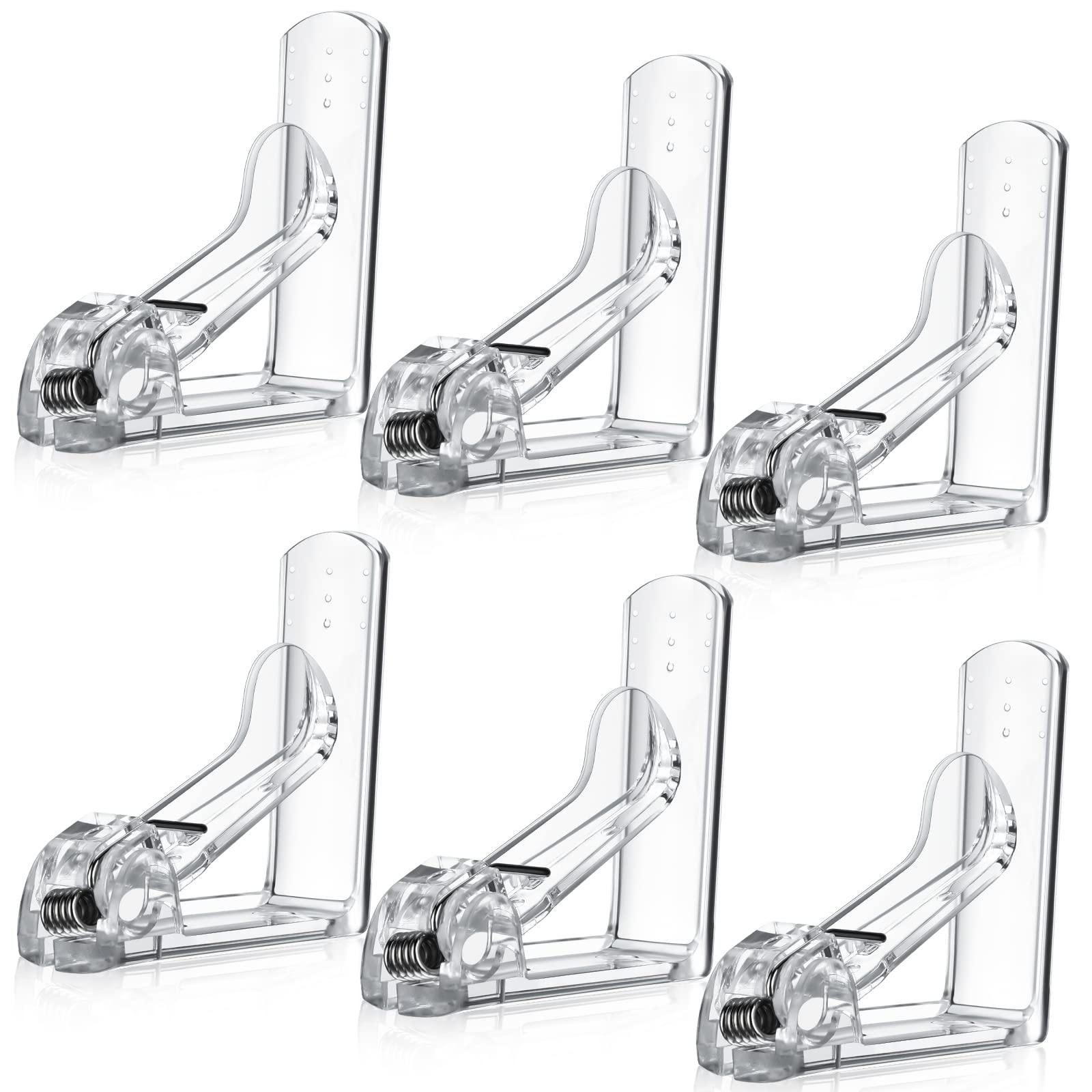 Amazon.com: Jetec 6 Pieces Clear Tablecloth Clips Plastic Table Cloth ...