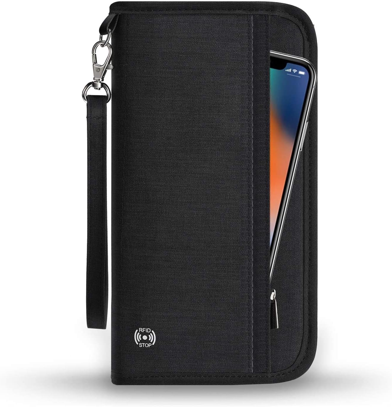 Amazon.com | Family Passport Holder RFID Blocking Travel Wallet Family ...