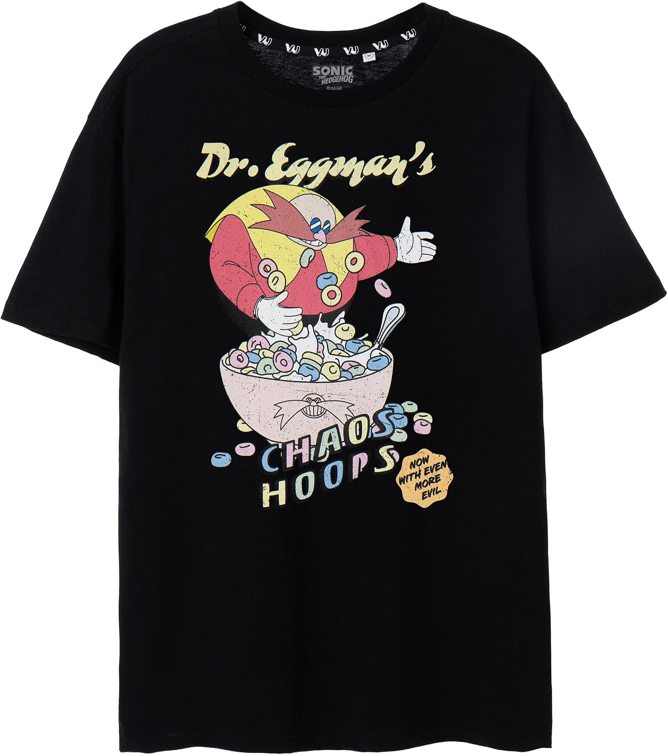Amazon.com: Sonic The Hedgehog Black Men's Short-Sleeved T-Shirt ...