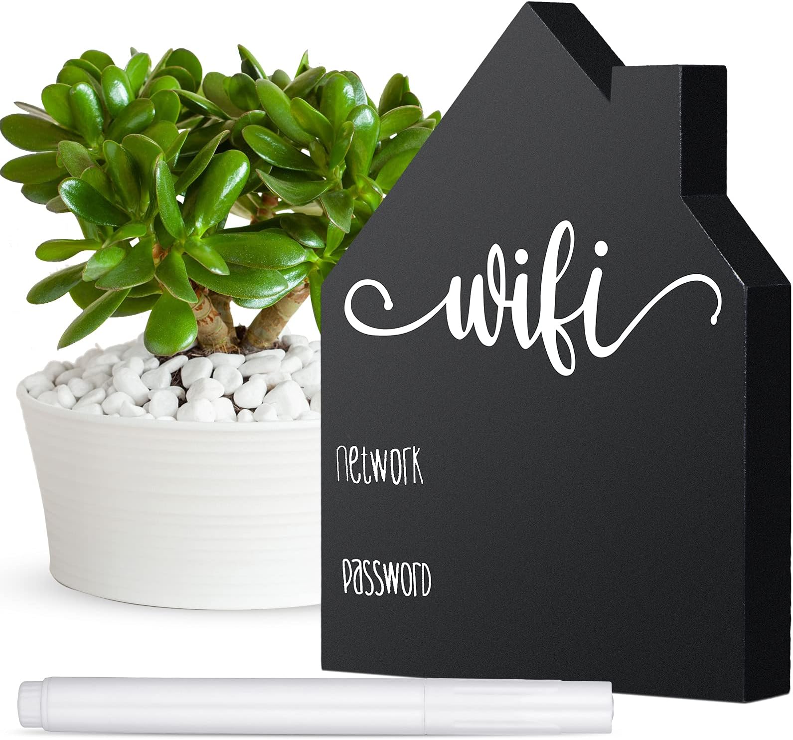 Amazon.com : Custom Wifi qr Code Sign, Wifi Password Sign, Wifi Sign ...