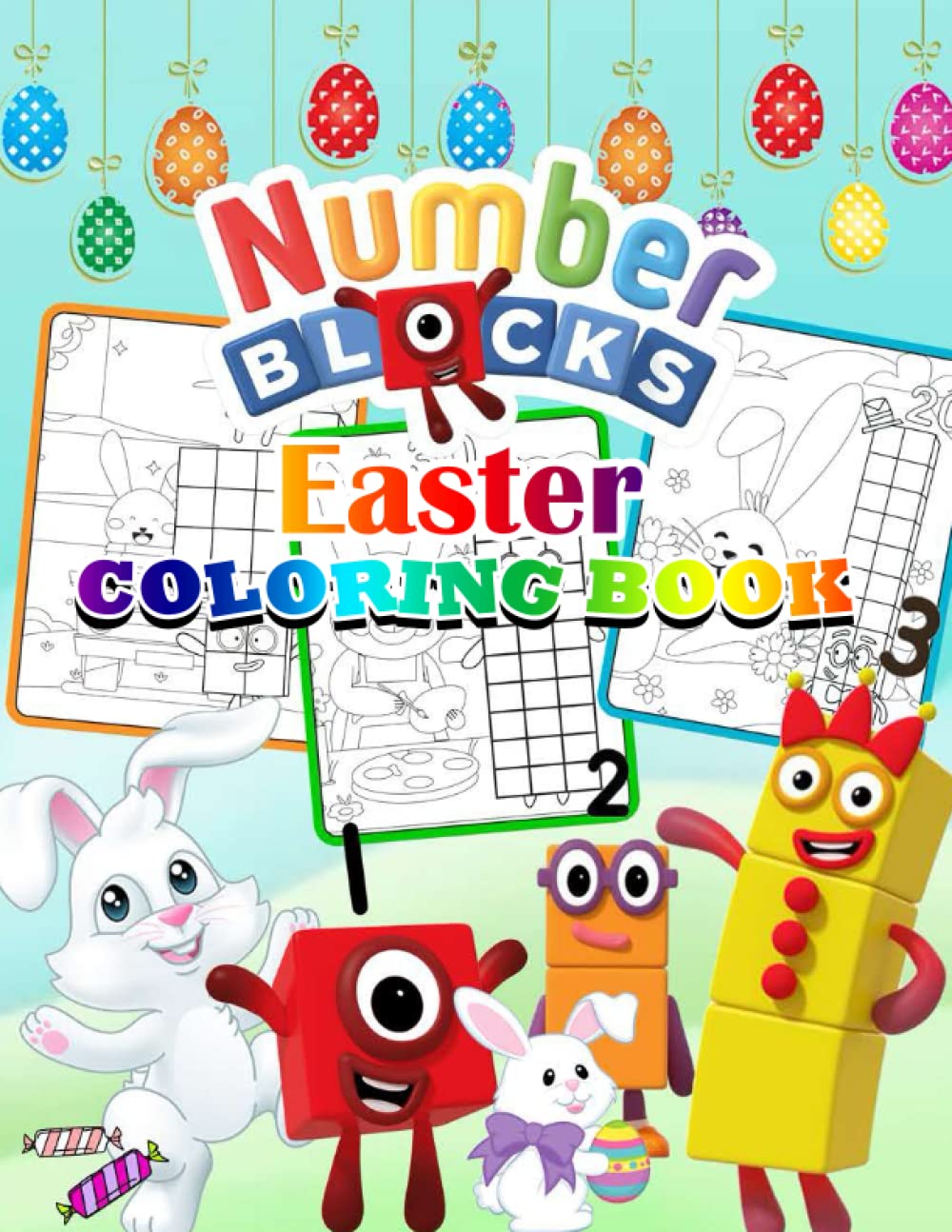 Numberblocks Easter Coloring Book Numberblocks Easter Coloring Book Numberblocks Easter ...