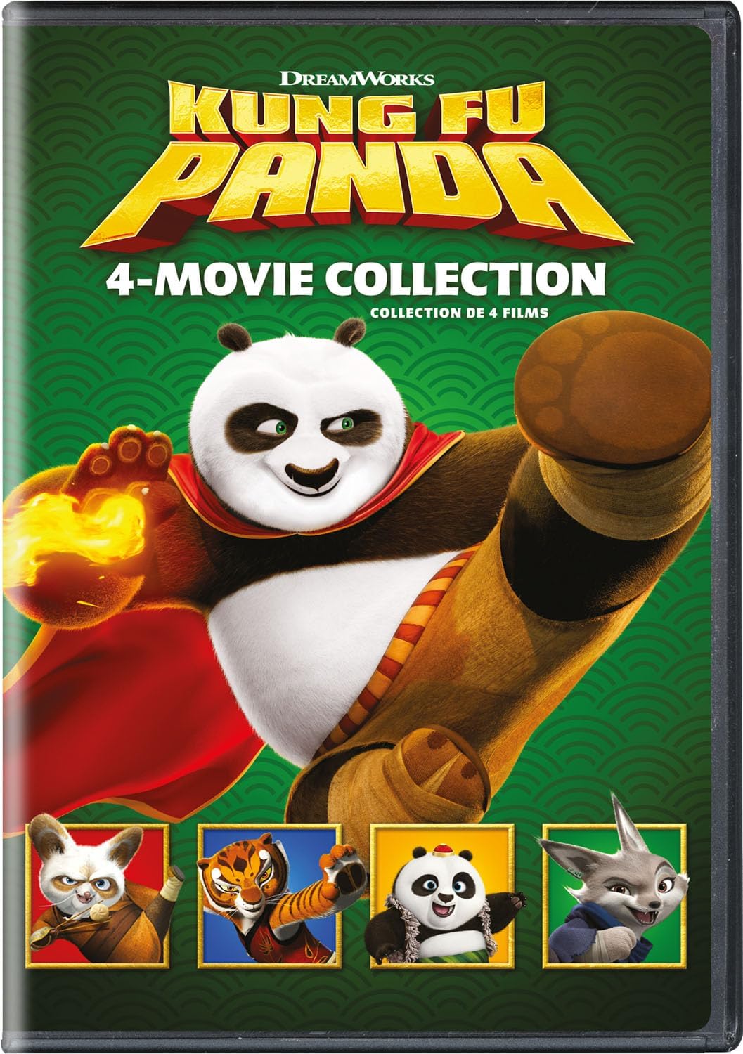 Kung Fu Panda: 4-Movie Collection [DVD]: Amazon.ca: Jack Black, Dustin ...