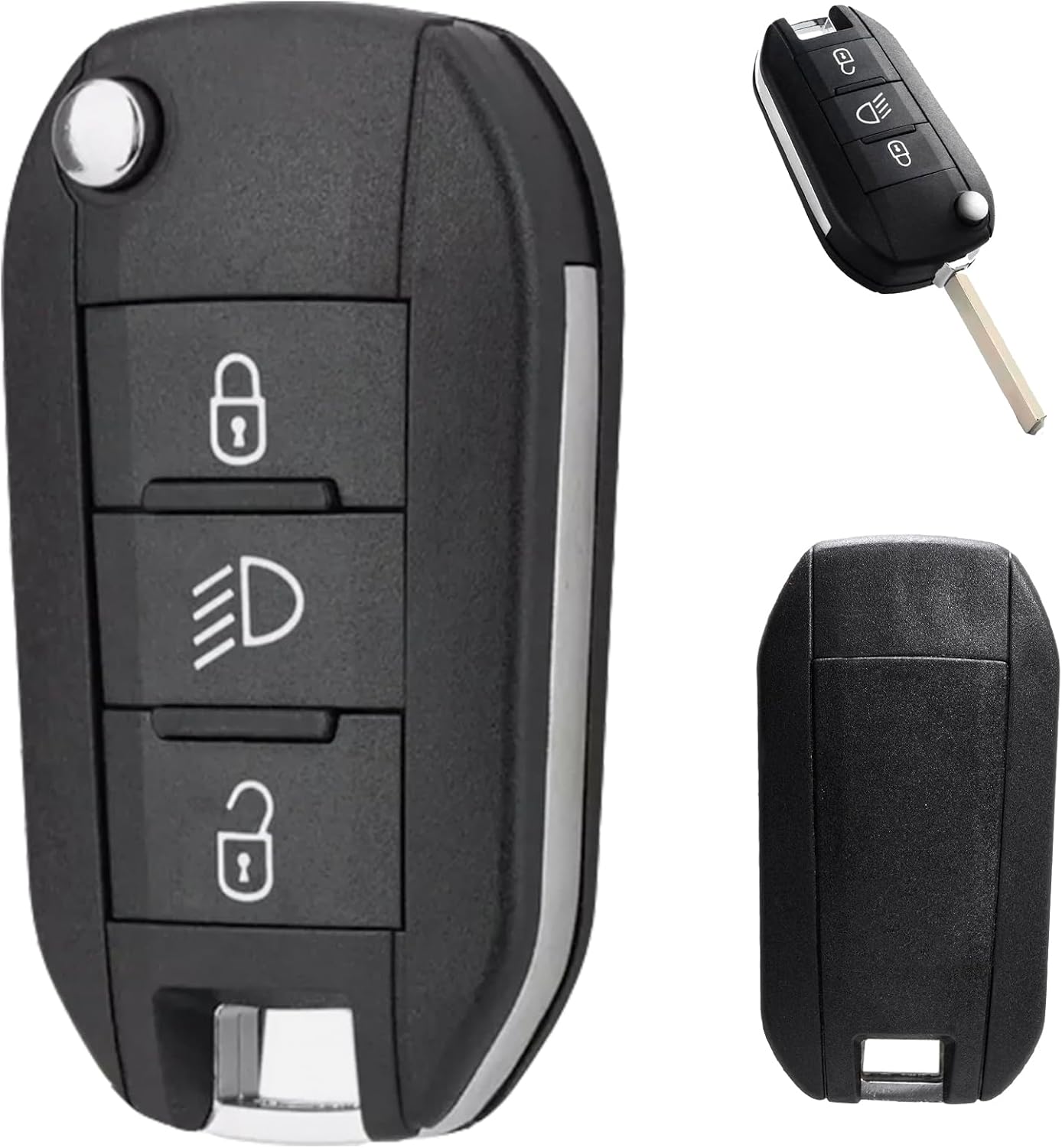 3 Buttons For Criterion Berlingo Dispatch Car Key For Peugeot 208 308 ...