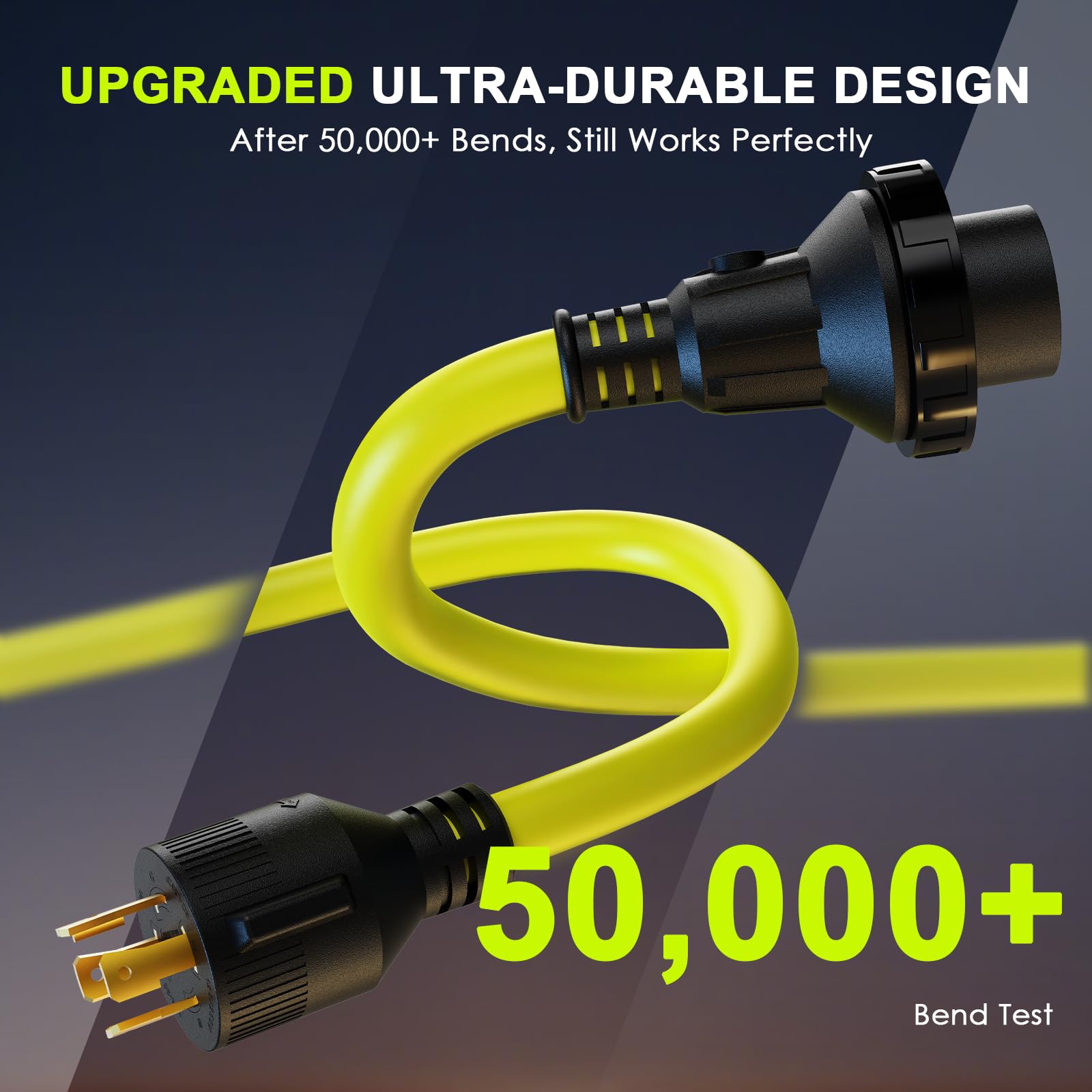 Snapklik.com : Campzlly 30 Amp Generator Cord 10FT And Power Inlet Box ...