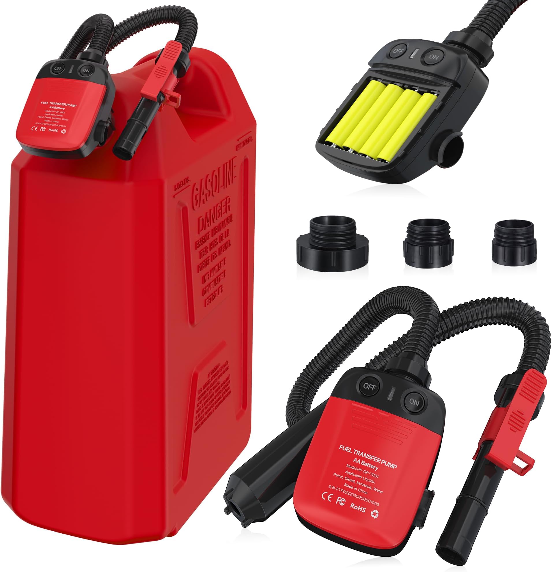 Amazon.com: Automatic Fuel Transfer Pump with Auto Stop Sensor, Fast 2 ...