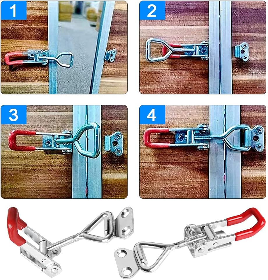 RECHCIGA 6 Pack Toggle Clamp Adjustable Toggle Latch Heavy Duty Toggle ...