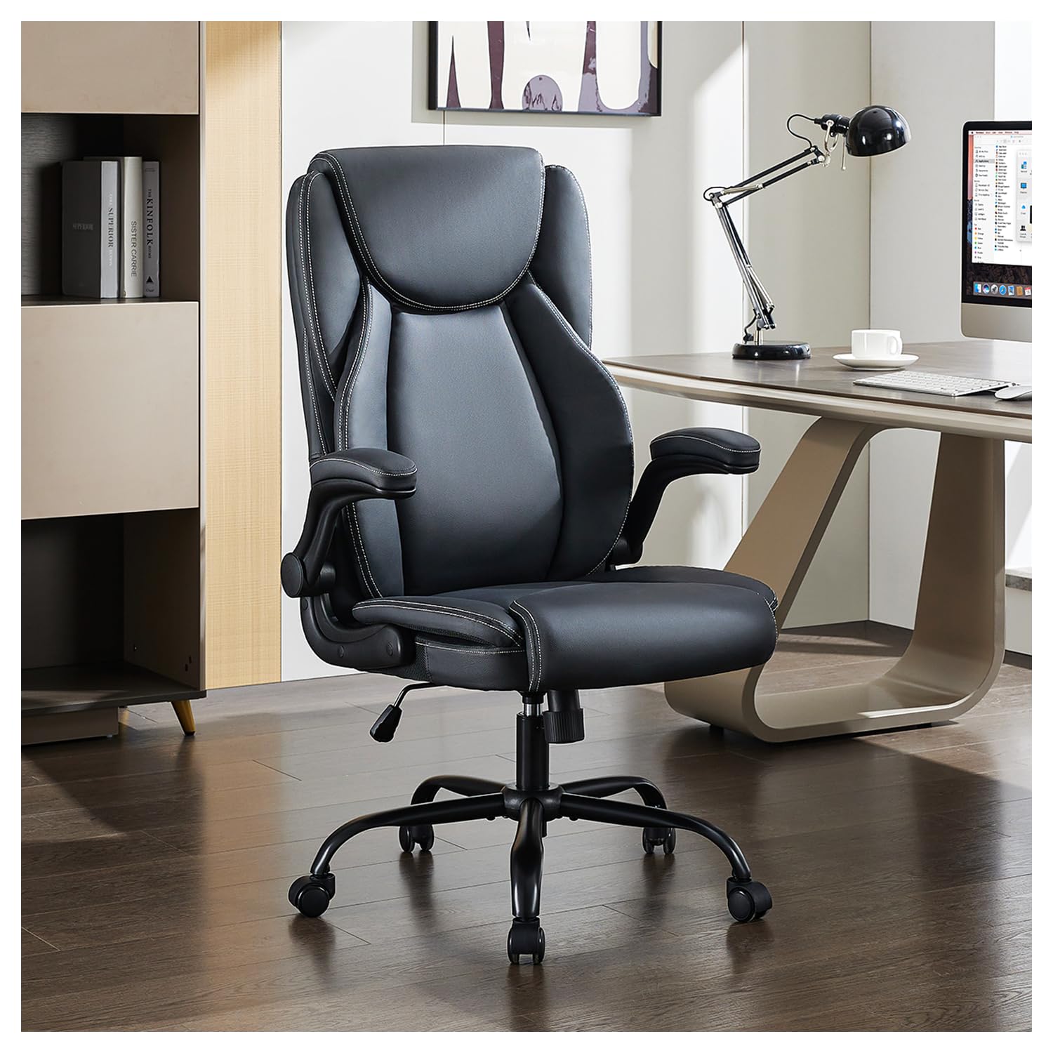 Amazon.com: 400lbs Big and Tall Office Chair, Ergonomic Home Computer ...