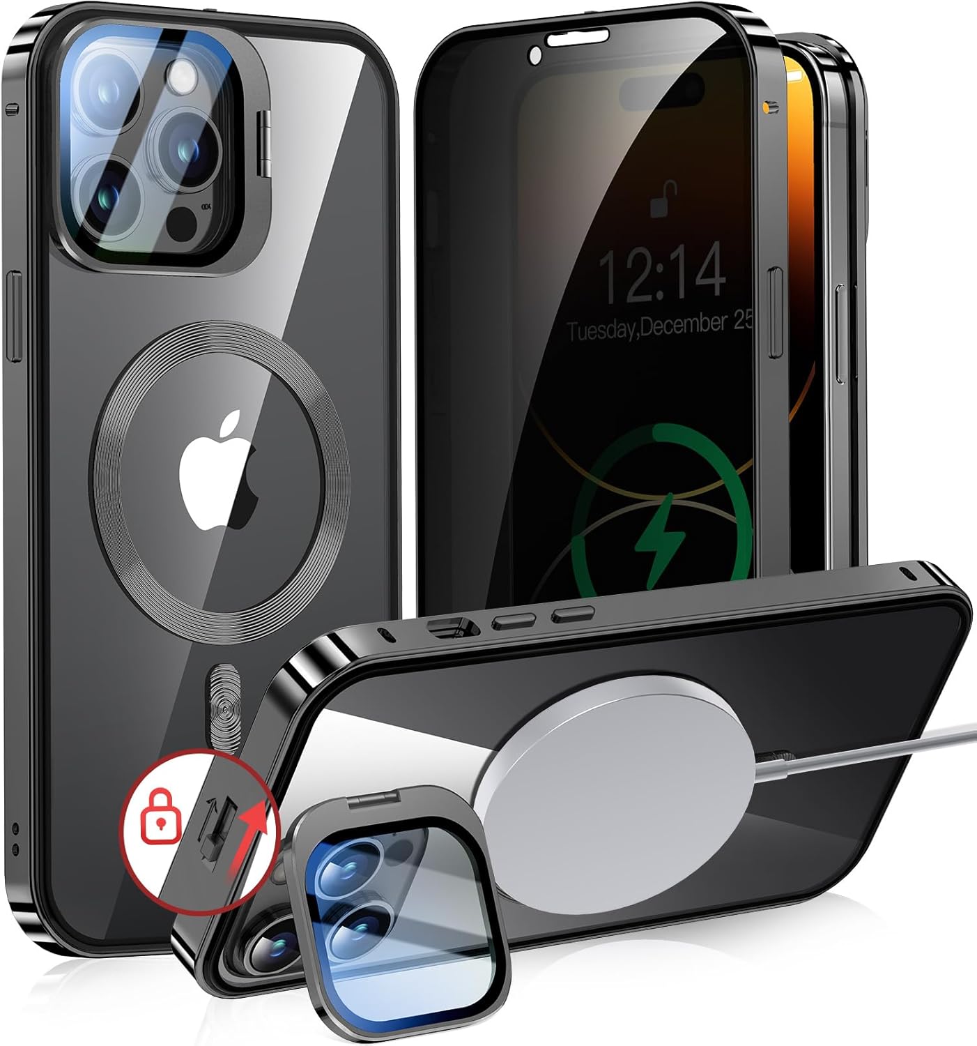 Amazon.com: YUNHUASM[Camera Invisible Stand & Slide Pop-up Lock ...