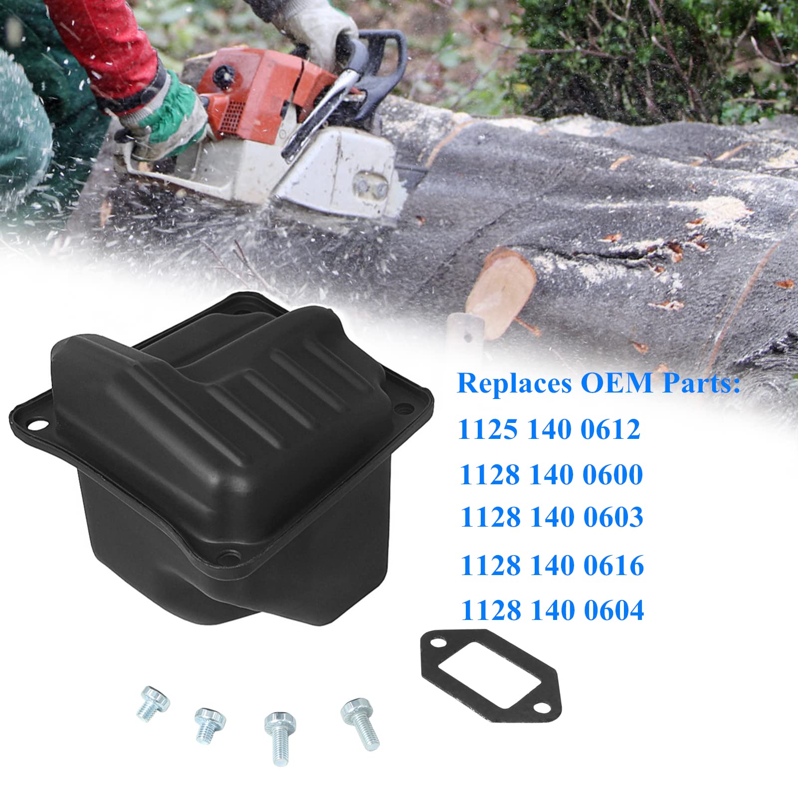 STIHL Hedge Trimmers Dual Port Muffler For STIHL 044 046 MS440 MS460 ...