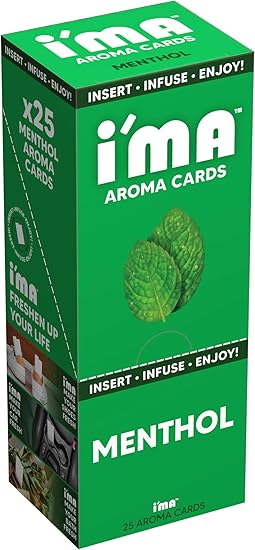Amazon.com: I'ma Aroma Card - Menthol Flavor - Insert, Infuse, Enjoy ...