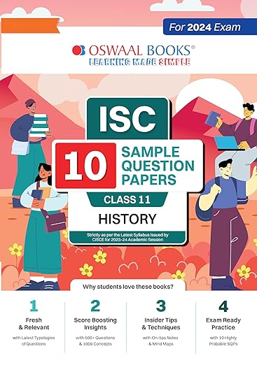 Oswaal ISC 10 Sample Question Papers Class 11 History For 2024 Exams ...