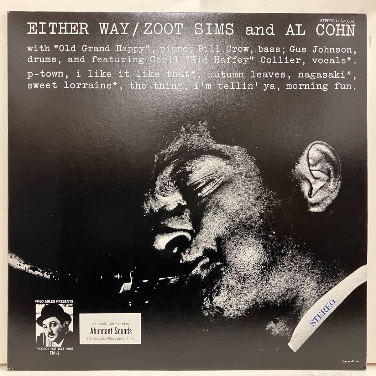 Amazon.co.jp: 230506LP Zoot Sims ズート・シムズ Al Cohn/Either Way ULS-1686-B ...