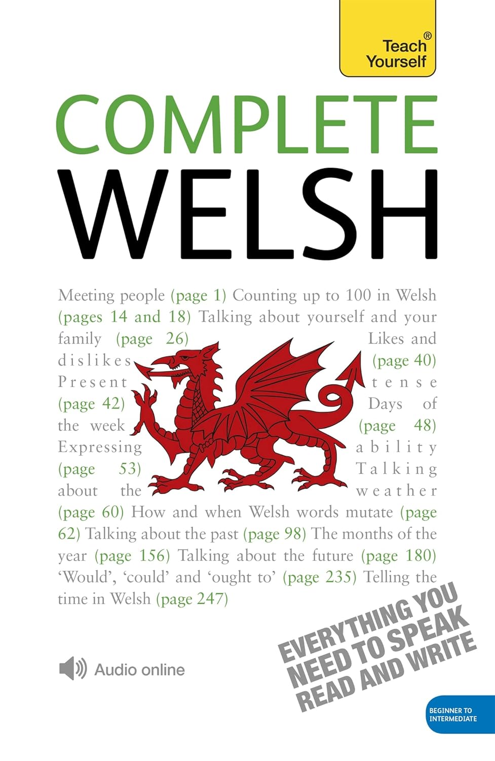 Complete Welsh Beginner to Intermediate Course: Learn to read, write ...