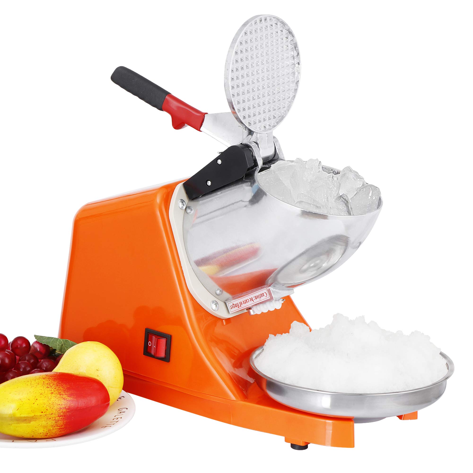 Amazon.com: Saicool Shaved Ice Machine, Electric Ice Crusher Shaver ...