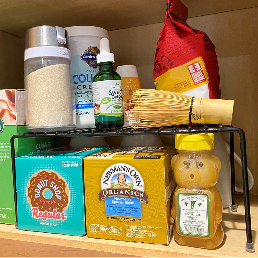 Snapklik.com : Evelots Kitchen Cabinet Wire Shelf Organizer/Rack - 2 ...