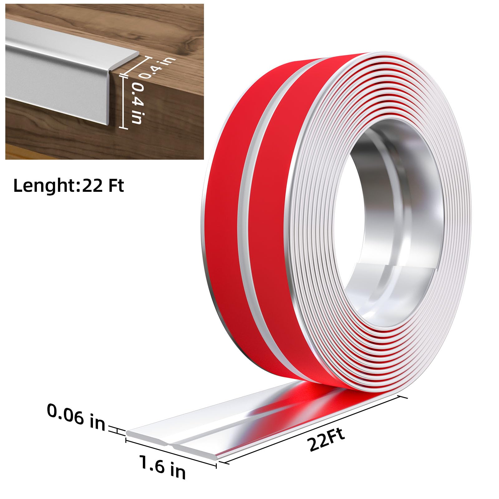Snapklik.com : Wall Corner Protector, 16inch X 22FT Peel And Stick Wall ...