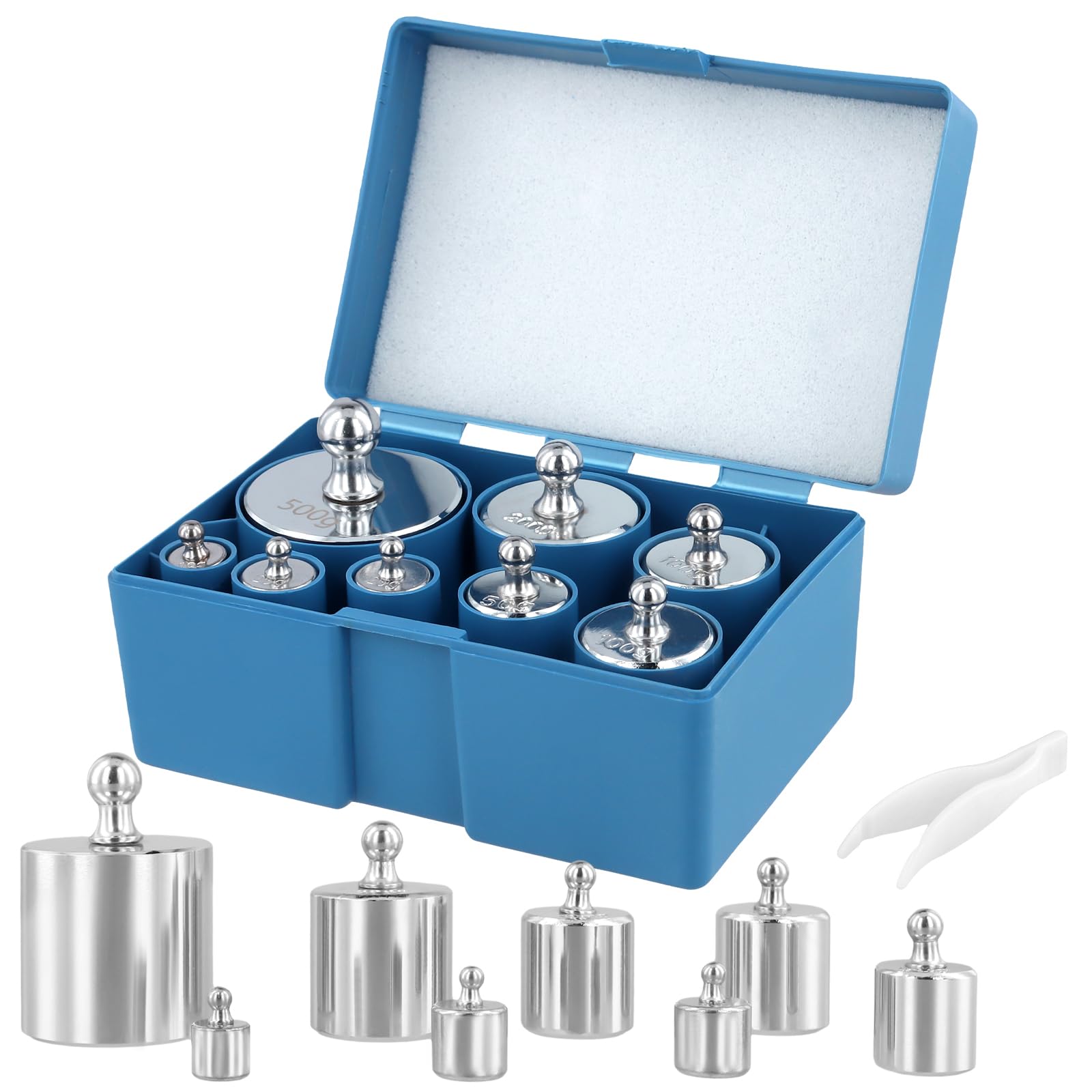 Snapklik.com : SEUNMUK 16 PCS 2000g Calibration Weights, Gram Scale-M2 ...