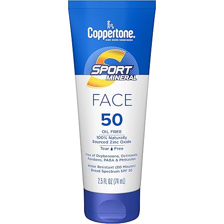 Amazon.com: Coppertone Oil Free & Shine Control SPF 45 Face Sunscreen ...