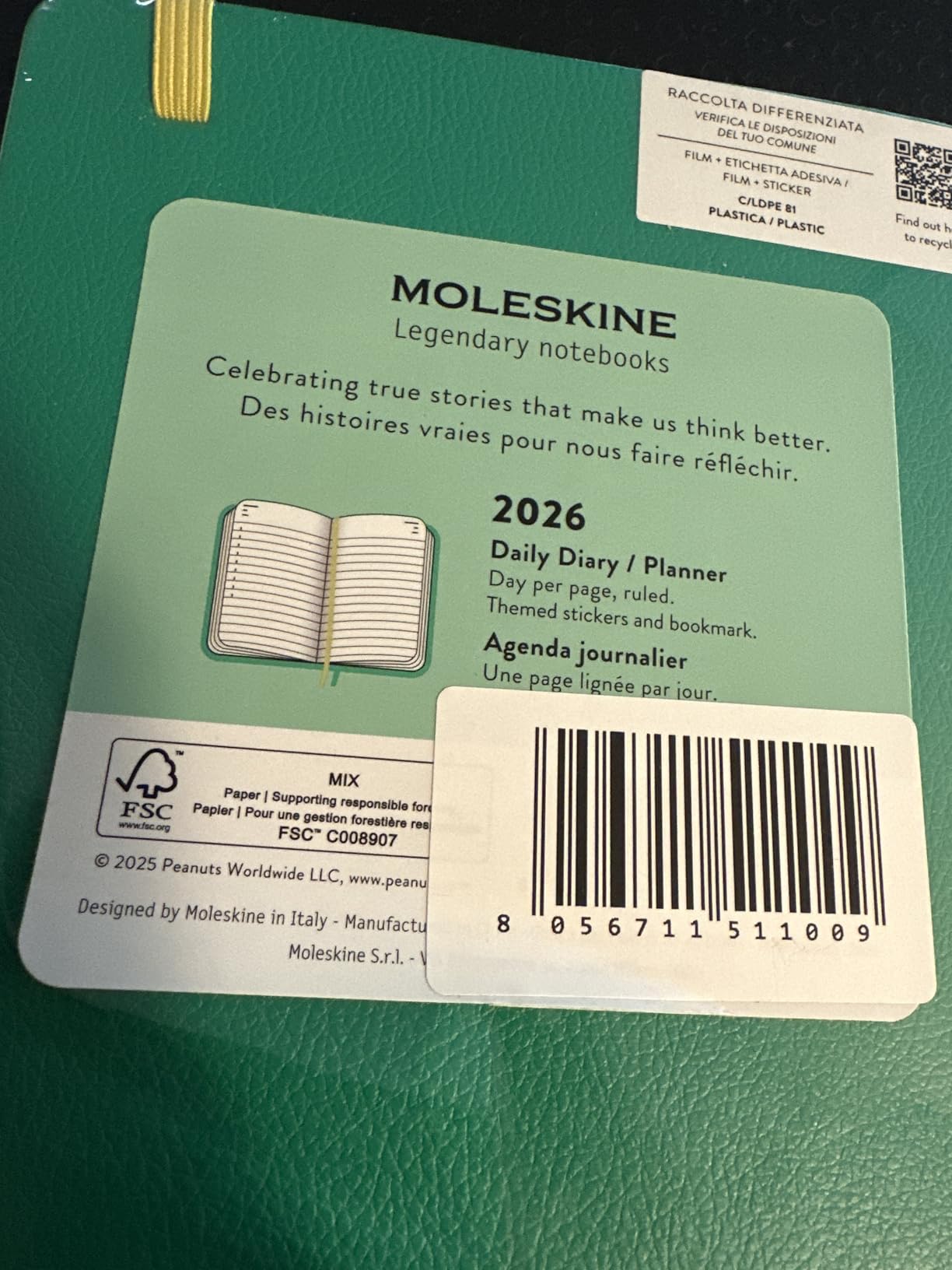 Moleskine DHPE12DC3Y26 Notebook, Starts From January, 12 Months ...