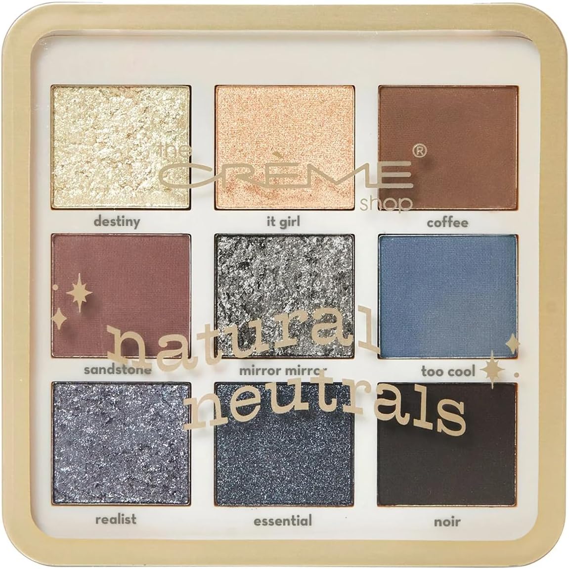 Amazon.com : The Crème Shop Natural Neutrals 9 Color Palette | Neutral ...