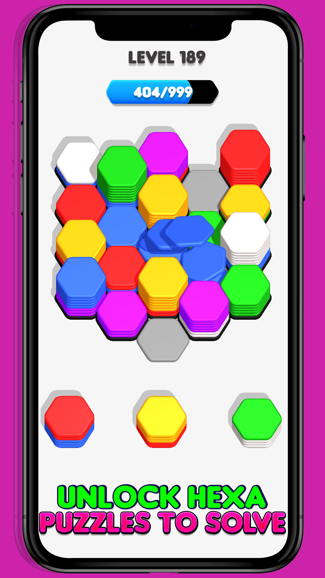 Hexa Color Sort 3D Master! Hexagon Sorting Tiles Shuffle Stack Puzzle Merge Game - App on Amazon ...