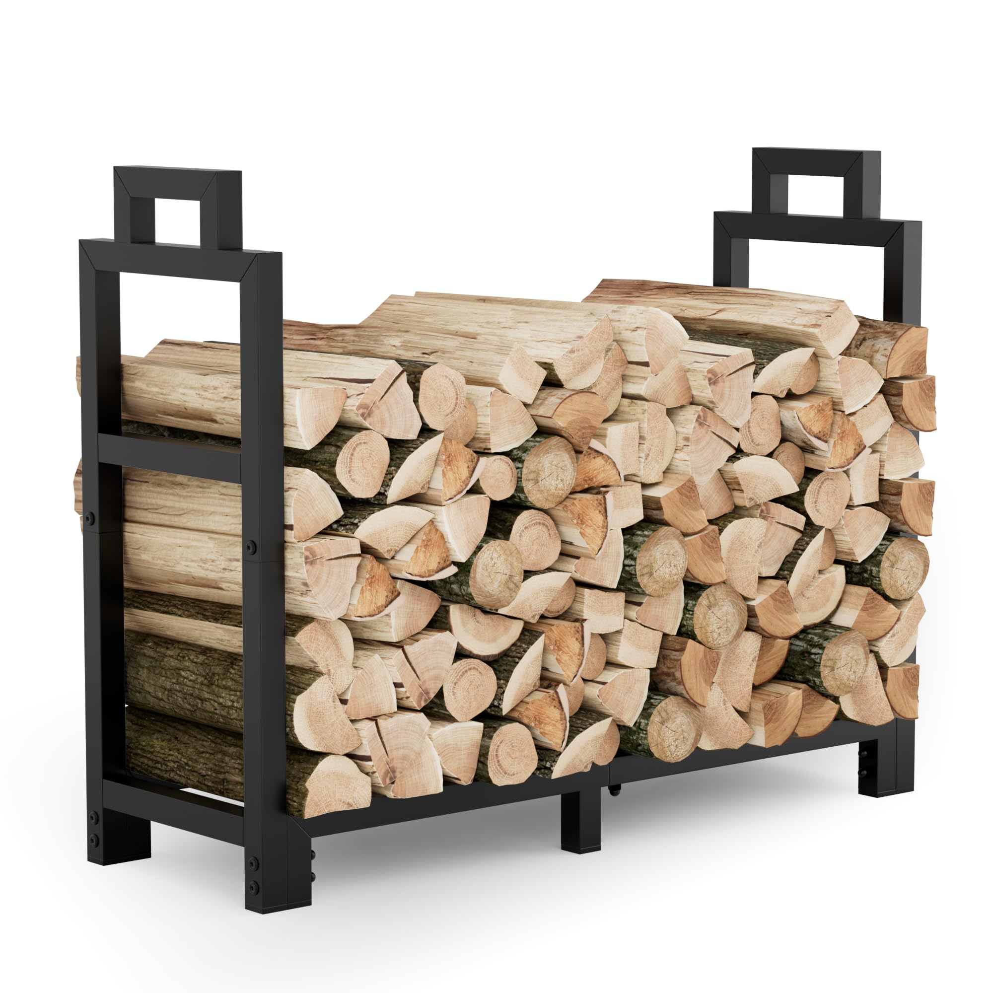 Amazon.com: GAVISCITY 30 Inch Firewood Rack Outdoor Indoor with Handle ...