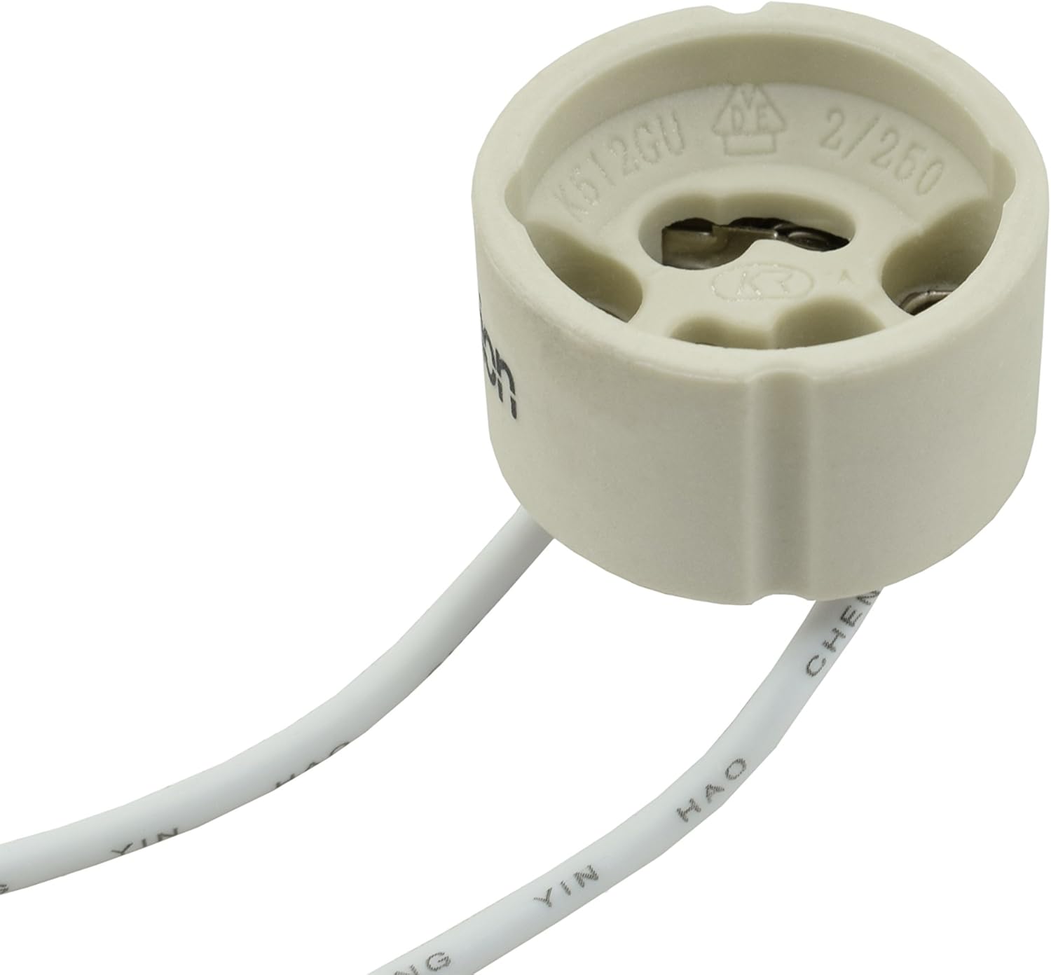 Evolution GU10 Socket | Ceramic with Excellent Silicone Cable | for LED ...