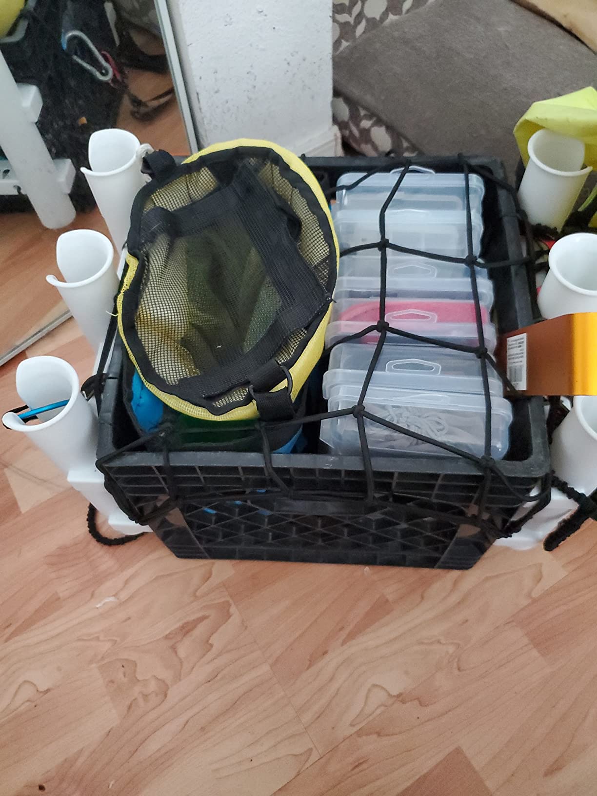 Amazon.com: The Milk Crate Divider - 2 Pack - Half Milk Crate : Tools ...