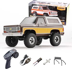 Amazon.com: BEEZRC FMS 1/24 RC Crawler Officially Licensed Chevy K5 ...